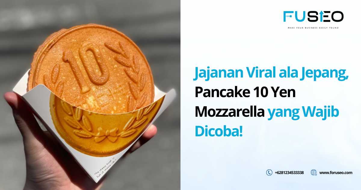 Jajanan Viral Ala Jepang, Pancake 10 Yen Mozzarella Yang Wajib Dicoba!